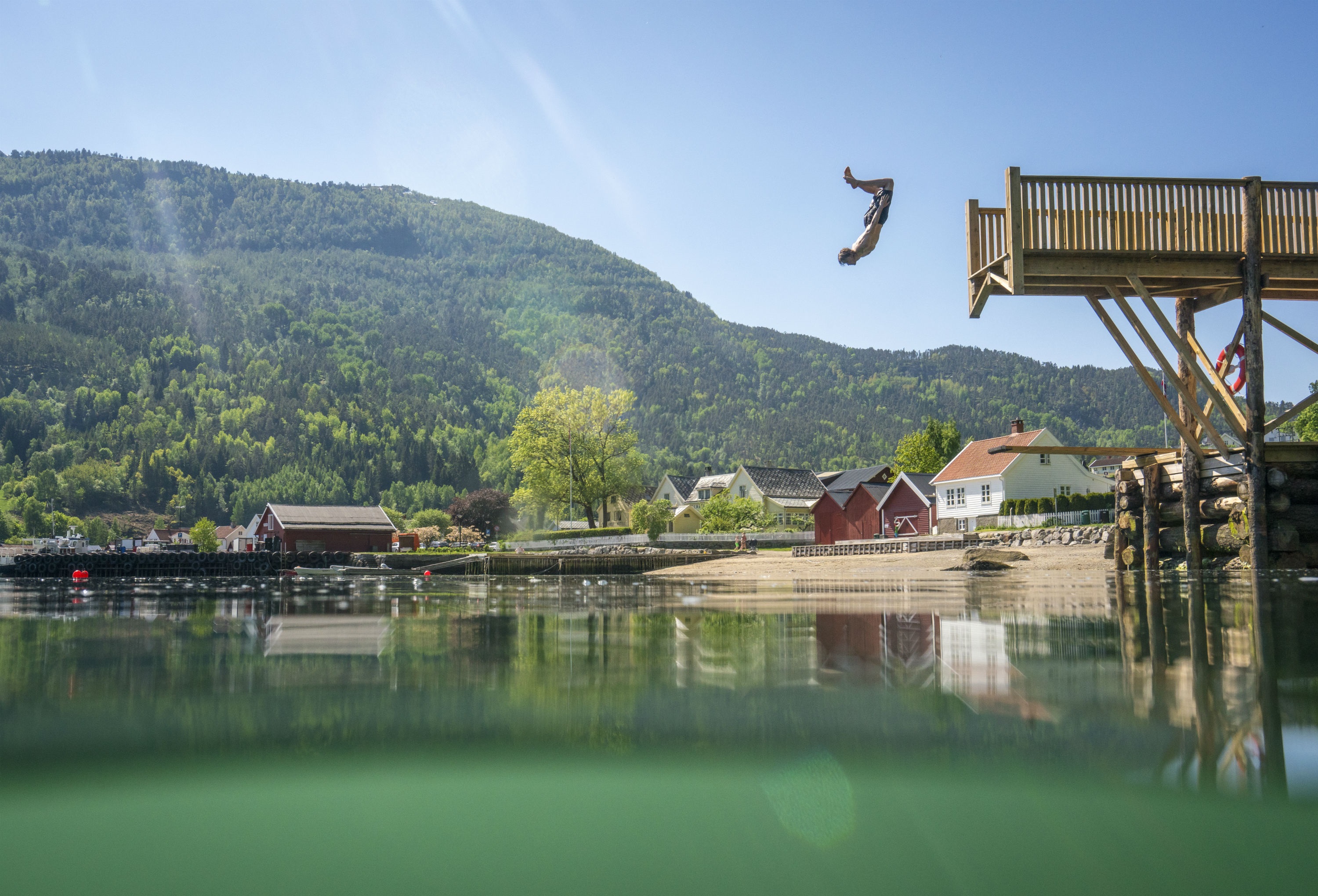 Solvorn Beach - Fjord Norway