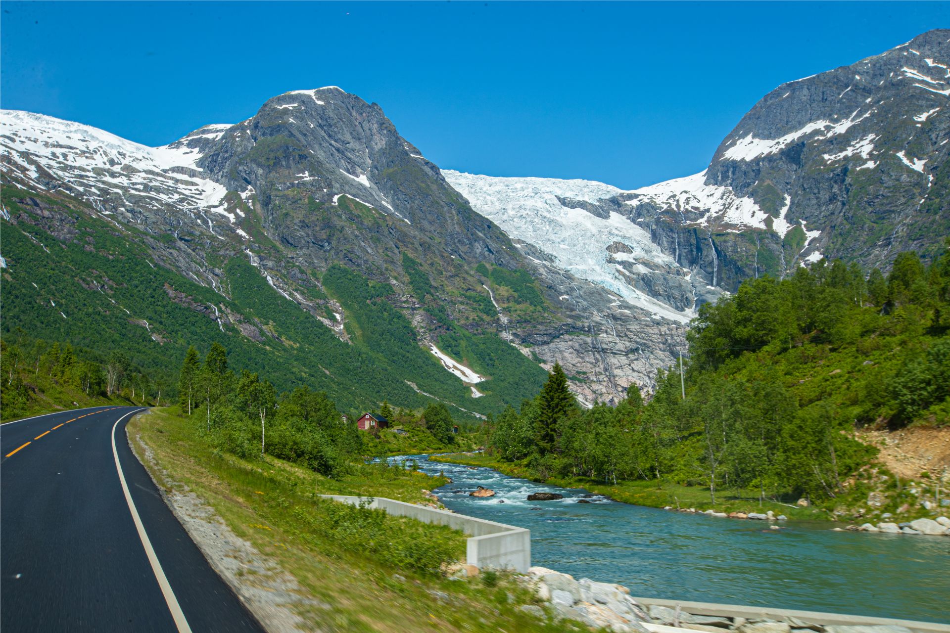 Bøyabreen Glacier, Fjærland - Fjord Norway